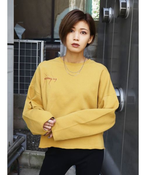 EMODA（エモダ）の「バックプリントクラッシュプルオーバー（Tシャツ/カットソー）」 - WEAR