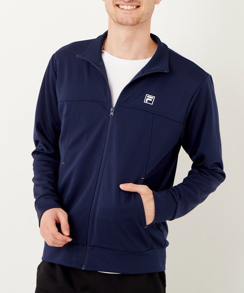 FILA（フィラ）の「FILA/フィラ FILAジャージスタンドジャケット ワンポイント UVケア 447350（ジャージ）」 - WEAR