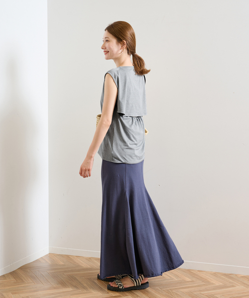 FRAMeWORK（フレームワーク）の「【FRAMeWORK×EMILY WEEK】ノースリーブラッシュガード（Tシャツ/カットソー）」 - WEAR