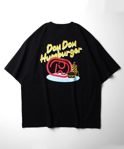 ILL'S（イルズ）の「25SS 【DOMDOM / ドムドムハンバーガー】 ビッグシルエット バックプリント半袖Tシャツ カットソー メンズ レディース（Tシャツ/カットソー）」 - WEAR