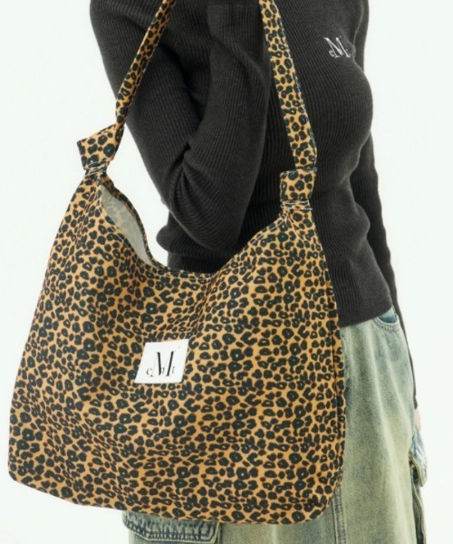A'GEM/9 × .kom 『MUCENT/ムーセント』 RABI LEOPARD SHOULDER BAG/レオパードショルダーバッグ ...