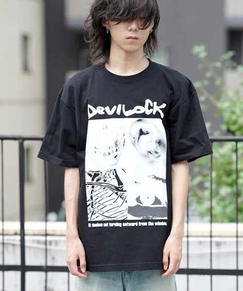 DEVILOCK（デビロック）の「DEVILOCK デビロック DASHES OUT TEE Tシャツ（Tシャツ/カットソー）」 - WEAR