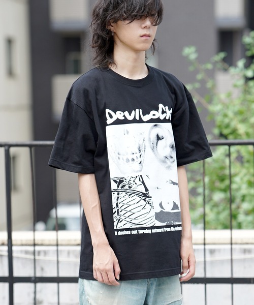 DEVILOCK（デビロック）の「DEVILOCK デビロック DASHES OUT TEE Tシャツ（Tシャツ/カットソー）」 - WEAR