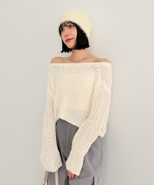 Heather（ヘザー）の「ソフトスラブニット 102616（ニット/セーター