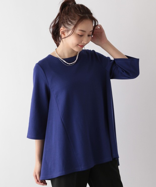 GLOBAL WORK（グローバルワーク）の「なめらかタッチテントライン7分袖/992234（Tシャツ/カットソー）」 - WEAR