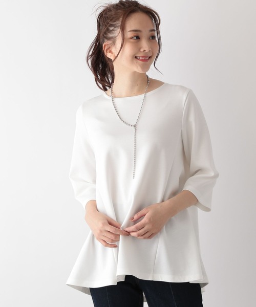 GLOBAL WORK（グローバルワーク）の「なめらかタッチテントライン7分袖/992234（Tシャツ/カットソー）」 - WEAR