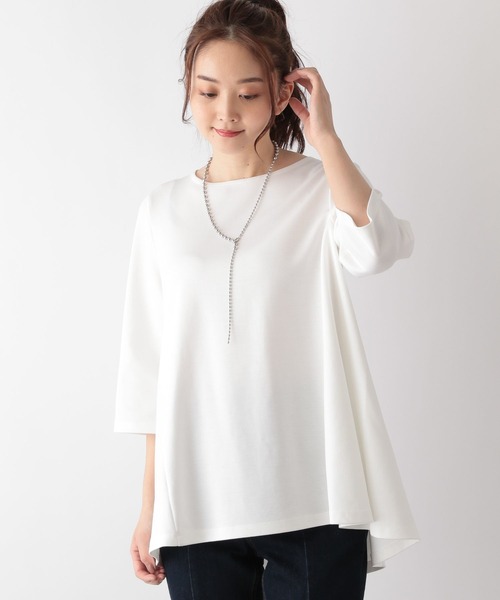 GLOBAL WORK（グローバルワーク）の「なめらかタッチテントライン7分袖/992234（Tシャツ/カットソー）」 - WEAR