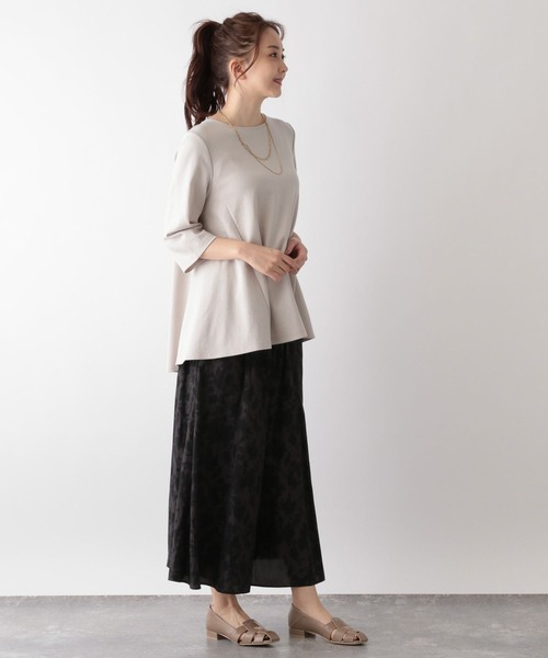 GLOBAL WORK（グローバルワーク）の「なめらかタッチテントライン7分袖/992234（Tシャツ/カットソー）」 - WEAR