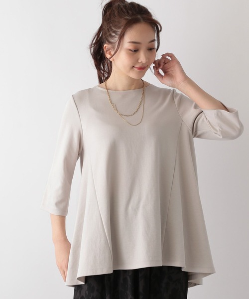 GLOBAL WORK（グローバルワーク）の「なめらかタッチテントライン7分袖/992234（Tシャツ/カットソー）」 - WEAR