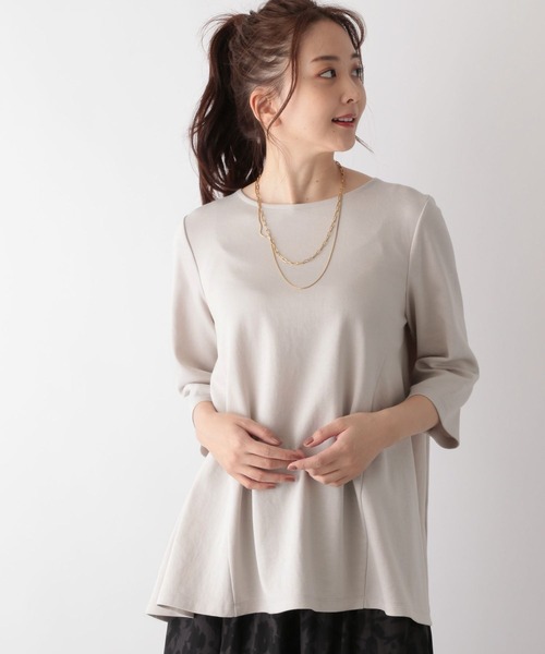 GLOBAL WORK（グローバルワーク）の「なめらかタッチテントライン7分袖/992234（Tシャツ/カットソー）」 - WEAR