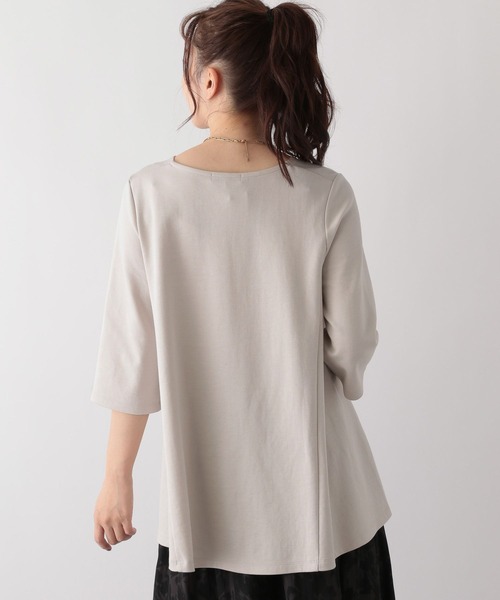 GLOBAL WORK（グローバルワーク）の「なめらかタッチテントライン7分袖/992234（Tシャツ/カットソー）」 - WEAR