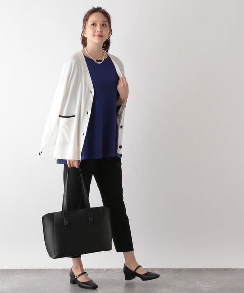 GLOBAL WORK（グローバルワーク）の「なめらかタッチテントライン7分袖/992234（Tシャツ/カットソー）」 - WEAR