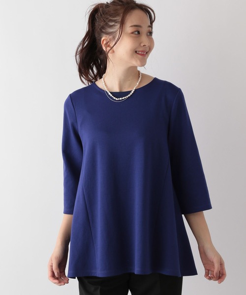 GLOBAL WORK（グローバルワーク）の「なめらかタッチテントライン7分袖/992234（Tシャツ/カットソー）」 - WEAR