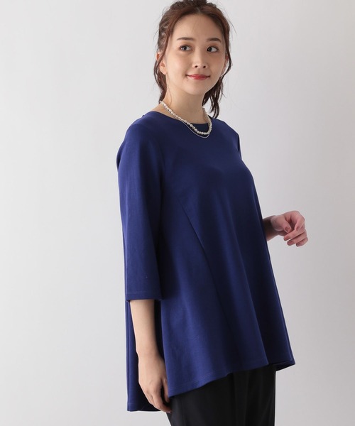 GLOBAL WORK（グローバルワーク）の「なめらかタッチテントライン7分袖/992234（Tシャツ/カットソー）」 - WEAR