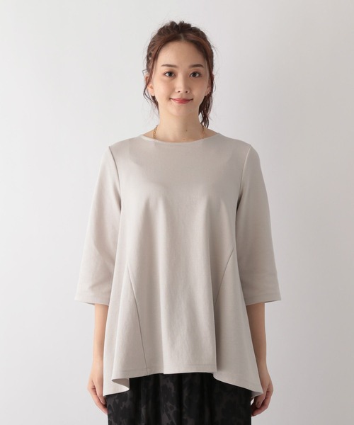 GLOBAL WORK（グローバルワーク）の「なめらかタッチテントライン7分袖/992234（Tシャツ/カットソー）」 - WEAR