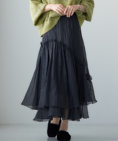 miclat（ミクラ）の「大きいサイズ シアーティアードスカート miclat（スカート）」 - WEAR