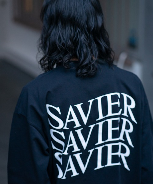 SAVIER（サビアー）の「【SAVIER/サビアー】オーバーサイズロングTシャツ バックプリント ウェーブプリント（Tシャツ/カットソー ...
