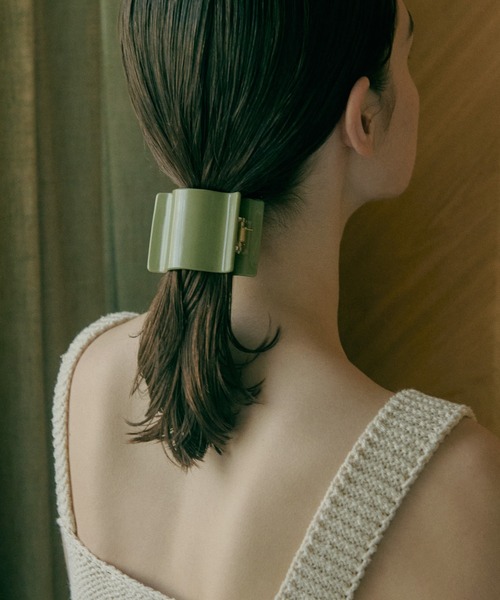 ワイド ウェーブ アセチ ヘアー クリップ（バレッタ/ヘアクリップ）｜GOLDY（ゴールディ）のファッション通販 - ZOZOTOWN