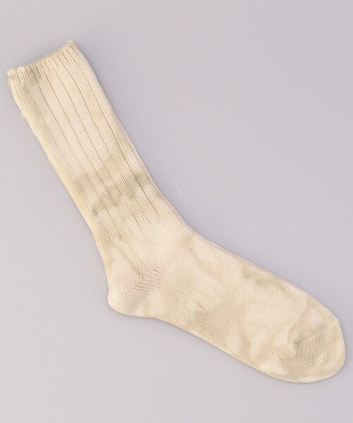 hobo/ホーボー TIE-DYED CREW SOCKS /タイダイ クルーソックス/C/N/PU（ソックス/靴下）｜FREAK'S ...
