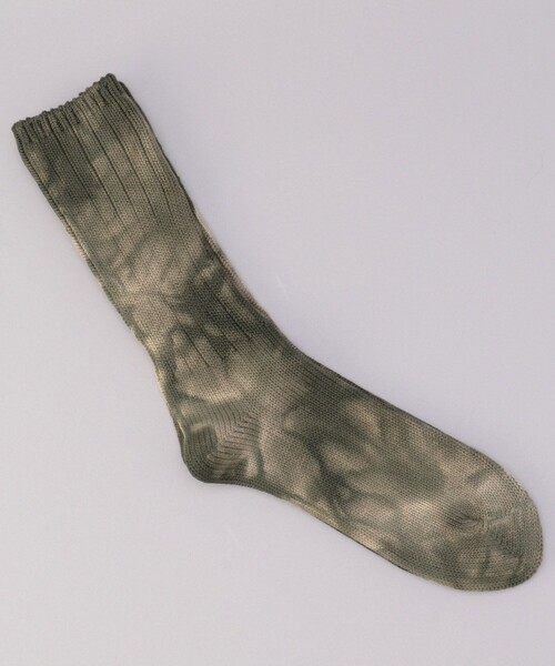 hobo/ホーボー TIE-DYED CREW SOCKS /タイダイ クルーソックス/C/N/PU（ソックス/靴下）｜FREAK'S ...