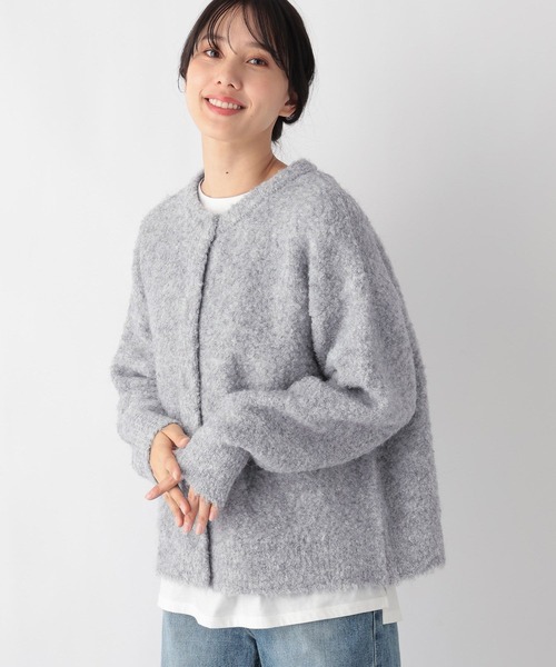GLOBAL WORK（グローバルワーク）の「ブークレニットカーディガン/988024（カーディガン/ボレロ）」 - WEAR