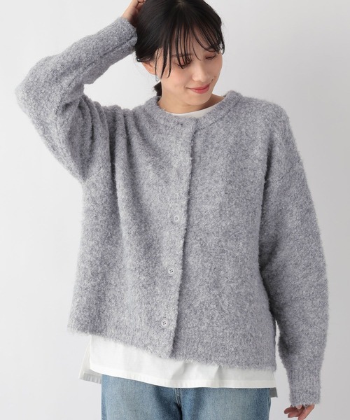 GLOBAL WORK（グローバルワーク）の「ブークレニットカーディガン/988024（カーディガン/ボレロ）」 - WEAR