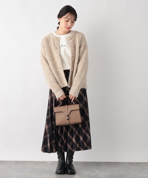 GLOBAL WORK（グローバルワーク）の「ブークレニットカーディガン/988024（カーディガン/ボレロ）」 - WEAR