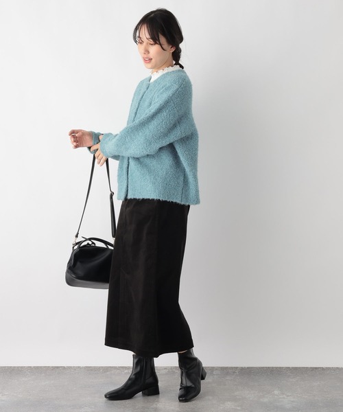 GLOBAL WORK（グローバルワーク）の「ブークレニットカーディガン/988024（カーディガン/ボレロ）」 - WEAR