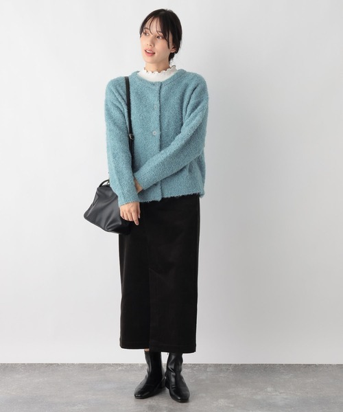 GLOBAL WORK（グローバルワーク）の「ブークレニットカーディガン/988024（カーディガン/ボレロ）」 - WEAR