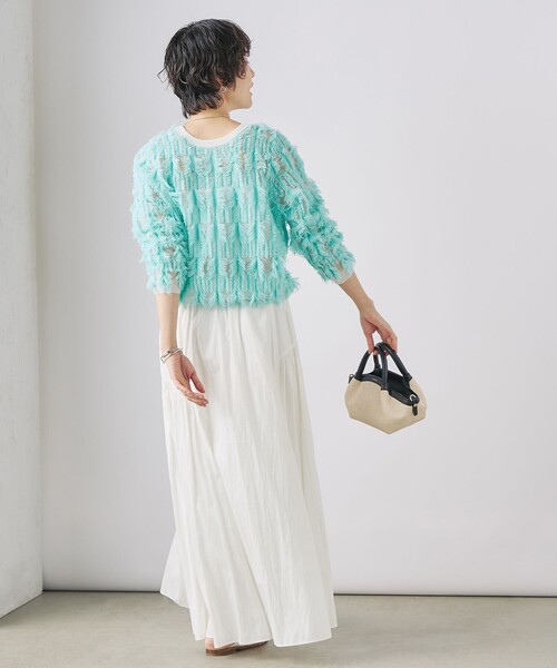 NOLLEY’S（ノーリーズ）の「《アンサンブル対応》《手洗い可能》カットフリンジ2WAYカーディガン（カーディガン/ボレロ）」 - WEAR