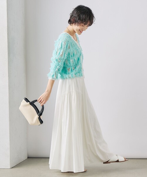 NOLLEY’S（ノーリーズ）の「《アンサンブル対応》《手洗い可能》カットフリンジ2WAYカーディガン（カーディガン/ボレロ）」 - WEAR