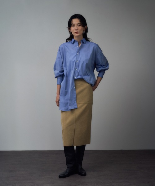 サロン アダム エ ロペ（SALON adam et rope’ ）/Ultrasuede(R)スエードスカート / セットアップ対応 Ultrasuede(R)スエードスカート［セットアップ対応］（スカート