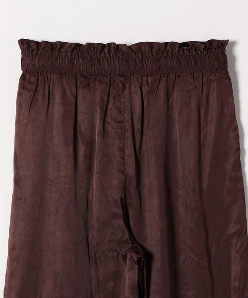 セール】SHIPS any:〈洗濯機可能〉サテン 刺繍 ストレート イージー