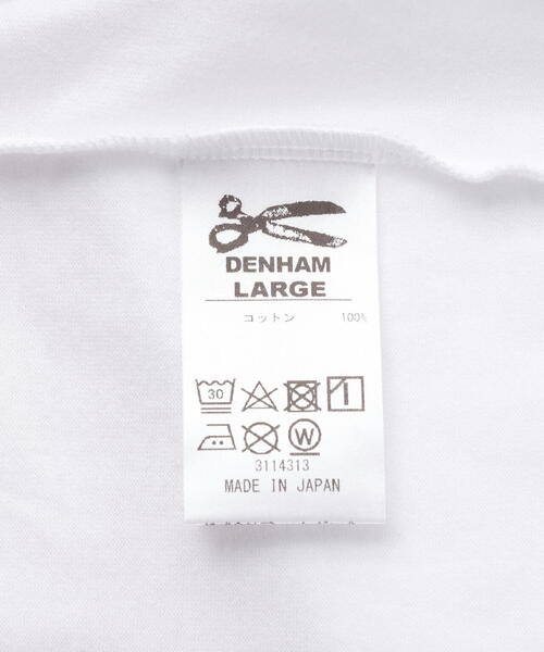 DENHAM（デンハム）の「DENHAM/デンハム/TOKYO CUT THE LOGO TEE（Tシャツ/カットソー）」 - WEAR