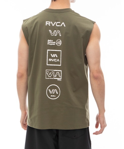 RVCA（ルーカ）の「RVCA メンズ 【SURF TEE】 ALL LOGO SURF TANK ラッシュガード 【2024年夏モデル】/ルーカノースリーブ・マッスルタンク(水着)（ラッシュ ...