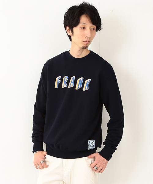 FRANK（フランク）の「 FRANK / WORD クルーネックスウェット（DISCUSボディ）（スウェット）」 - WEAR