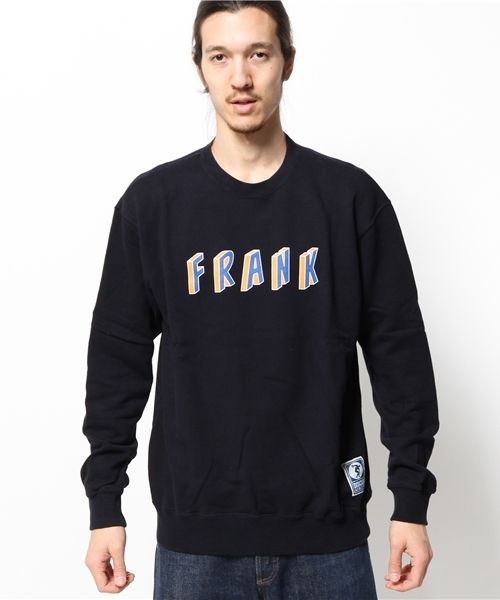FRANK（フランク）の「 FRANK / WORD クルーネックスウェット（DISCUSボディ）（スウェット）」 - WEAR
