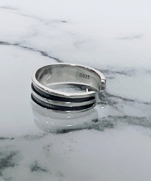 Burner（バーナー）の「【blatto 925silver】925シルバー 燻し加工 デザイン リング blat-ring-DZ159-5g（リング）」 - WEAR