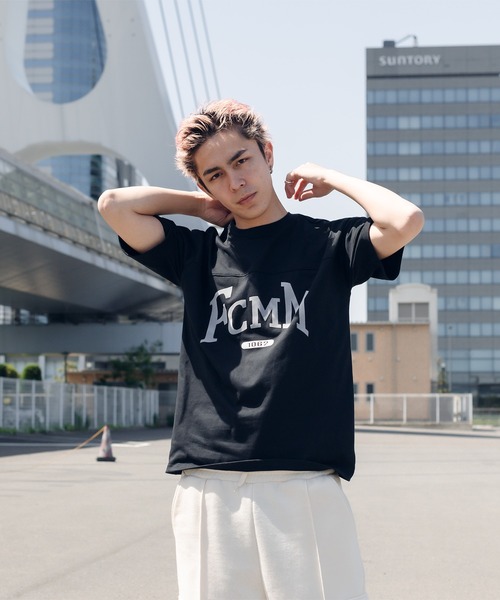 【セール】【日本限定アイテム】FLOCKING LOGO S/S TEE/フロッキングロゴショートスリーブT（Tシャツ/カットソー）｜FCMM（エフシーエムエム）のファッション通販 ...