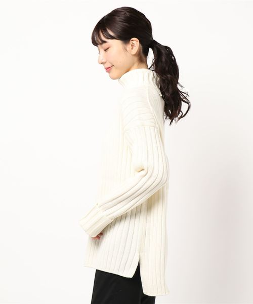 SLOBE IENA（スローブイエナ）の「ワイドリブスタンドネックニット （ニット/セーター）」 - WEAR