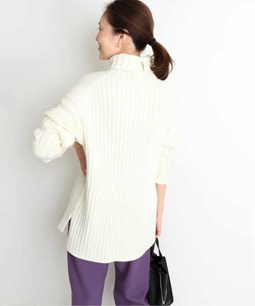 SLOBE IENA（スローブイエナ）の「ワイドリブスタンドネックニット （ニット/セーター）」 - WEAR