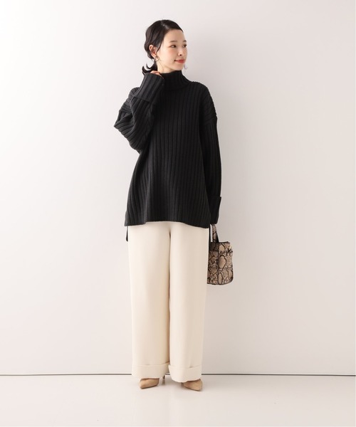 SLOBE IENA（スローブイエナ）の「ワイドリブスタンドネックニット （ニット/セーター）」 - WEAR
