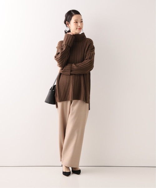 SLOBE IENA（スローブイエナ）の「ワイドリブスタンドネックニット （ニット/セーター）」 - WEAR