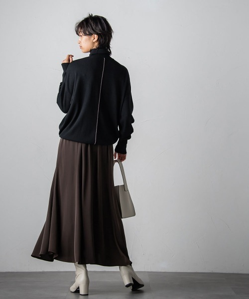 MAYSON GREY（メイソングレイ）の「マットサテンアシンメトリーヘムスカート（スカート）」 - WEAR