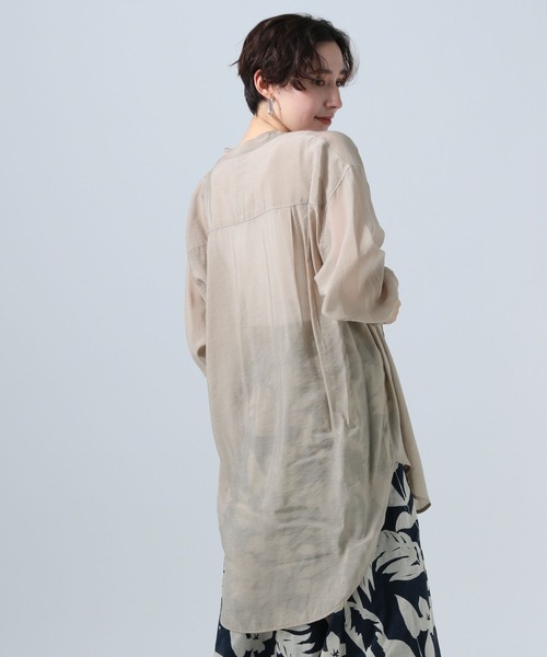 BAYFLOW（ベイフロー）の「シアーロングシャツ（シャツ/ブラウス）」 - WEAR