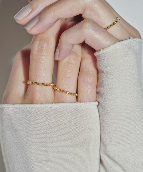 TODAYFUL（トゥデイフル）の「Chain Ring (Silver925)（リング）」 - WEAR