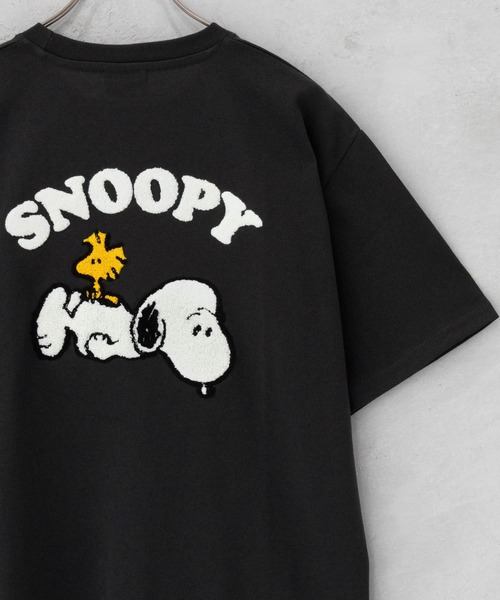 【セール】SNOOPYサガラ刺繍Tシャツ（Tシャツ/カットソー）｜PEANUTS（ピーナッツ）のファッション通販 - ZOZOTOWN