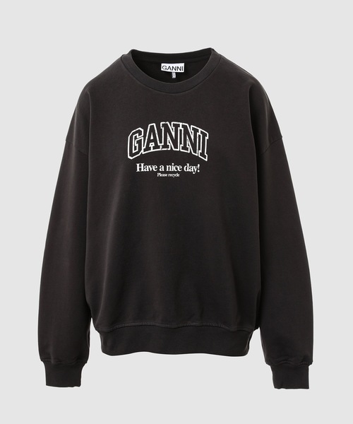 GANNI（ガニー）の「Isoli Ganni Oversized Sweatshirt（スウェット）」 - WEAR