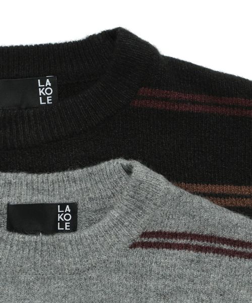 LAKOLE（ラコレ）の「【マシーンウォッシャブル】ストレッチニットプルオーバー / LAKOLE（ニット/セーター）」 - WEAR