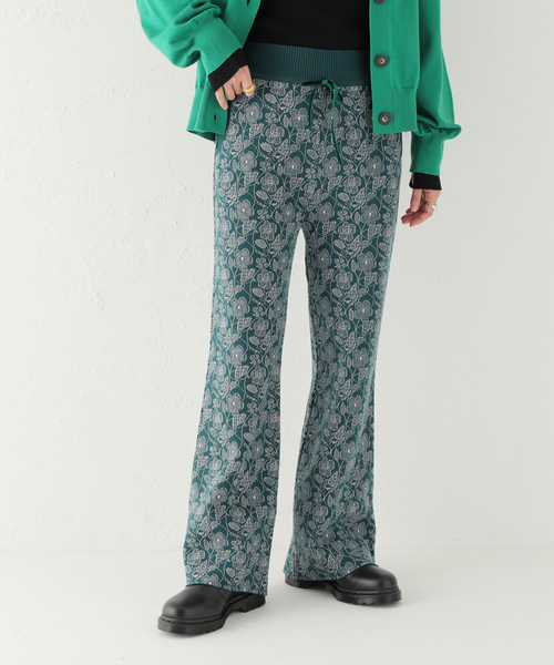 leur logette（ルルロジェッタ）の「【leur logette/ルールロジェット】FLOWER JACQUARD PT:パンツ（その他パンツ）」 - WEAR